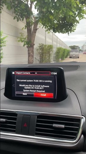 Mazda software update 70.00.367 4A N
