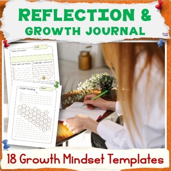 Daily Self Reflection Growth Mindset Journal High School Journaling Templates