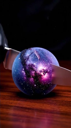 Knife vs Nebula | AI Cinematic Battle | Cosmic Energy Clash 🌌⚔️