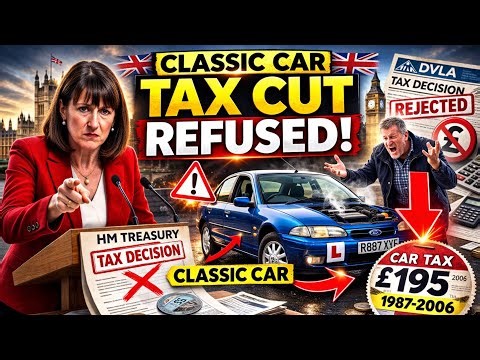 HM Treasury REJECTS Classic Car Tax Cut – Drivers Furious!
