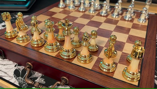 Watch This Weighted Chess Set Is So Pretty! on Amazon Live