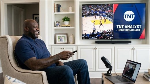 Why Shaq gets paid to watch from home!