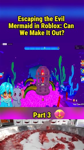 Escaping the Evil Mermaid in Roblox: Can We Make It Out?-Part 3