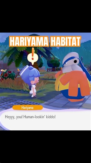 HARIYAMA HABITAT in Pokemon Pokopia (Tree-shaded yellow tall grass habitat rare) #shorts