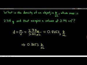 Chem143 Density and Specific Gravity