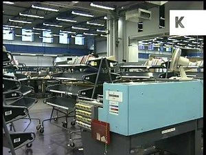1996 Mount Pleasant Royal Mail Sorting Office, 1990s London Archive Footage