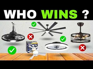 ✅ 9 Best Ceiling Fans with Lights for Home [2025] 🌬️ Silent for Bedroom & Living Room on Amazon