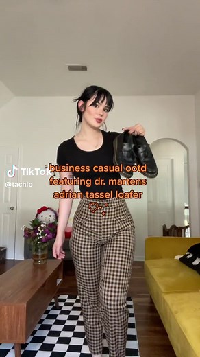 Stylish Workwear with Dr. Martens Loafers & Platform Shoes