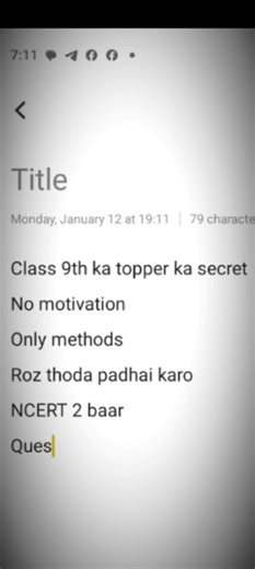 Class 9 topper study method #study #9thclass #toppers
