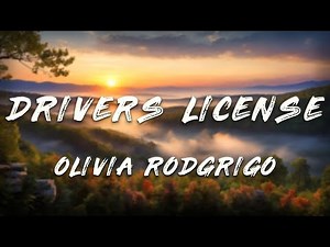 Olivia Rodrigo - drivers license (Clean - Lyrics)