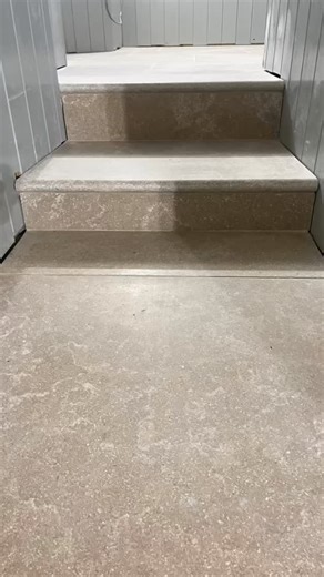 First big one of the year complete. 70m2 limestone flags throughout a basement. Primed, matted, tiled, grouted and sealed 👌🏼 #tile #tiling #tiler #naturalstone #flooring | Tiler Required?