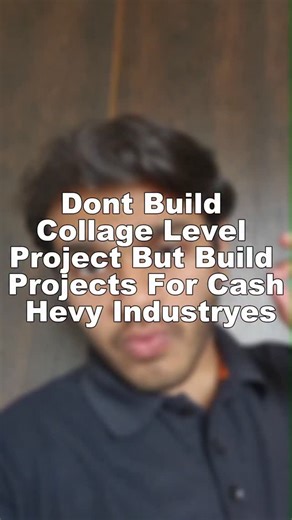 Dharmik Solanki | AI/ML Developer | AI Automation on Instagram: "One of the biggest mistakes I made early in my AI/ML career 👇 I spent too much time building college-level projects Hand detection. Object detection. Random demos. They look cool — but they don’t pay. The real lesson I learned after a year? 👉 Build for cash-heavy industries Finance Real estate Enterprises That’s where real problems exist. That’s where real money flows. And that’s where people actually hire you. If your projects c