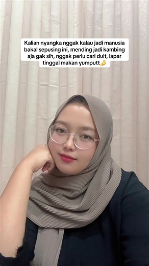 Jadi kambing enak, cuman jalan-jalan doang sambil makan yumputt 🤣 #fypdong