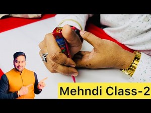 Mehndi Class 2 | How To Learn Mehndi | basic Mehndi class | Mehndi Tutorial | Mehndi Kaise Seekhe
