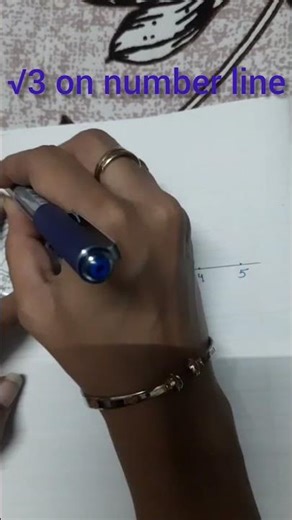 represent root 3 on number line #class9th #maths #ytshorts #viral #numberline