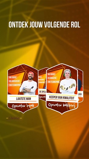 In de wereld van pannenkoeken en poffertjes speelt Cérélia Champions League. 🏆 Onze machines draaien op volle toeren en als Operator bepaal jij hoe alles verloopt. Jij stuurt de machines aan, bewaakt de kwaliteit en houdt het tempo hoog. 𝗗𝘂𝘀… 𝘄𝗮𝘁 𝘃𝗼𝗼𝗿 𝗢𝗽𝗲𝗿𝗮𝘁𝗼𝗿 𝘄𝗼𝗿𝗱 𝗷𝗶𝗷? Sta jij liever aan de baklijn met de geur van pannenkoeken, of bewaak jij de laatste minuut in de inpakzone? 𝗢𝗻𝘁𝗱𝗲𝗸 𝗵𝗼𝗲 𝗷𝗶𝗷 𝗼𝗻𝘀 𝘁𝗲𝗮𝗺 𝗸𝘂𝗻𝘁 𝘃𝗲𝗿𝘀𝘁𝗲𝗿𝗸𝗲𝗻. | Cérélia Netherland