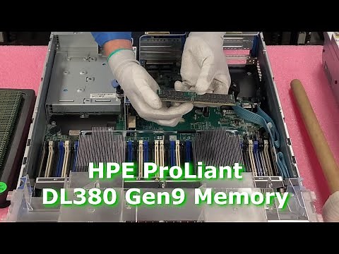 HPE ProLiant DL380 Gen9 | Server Memory Overview & Upgrade | How to Install Supported DDR4 DIMMs