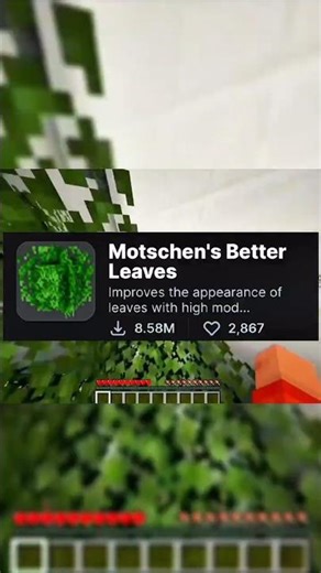 ✅Round Trees Resource Pack for Minecraft #minecraft #shorts