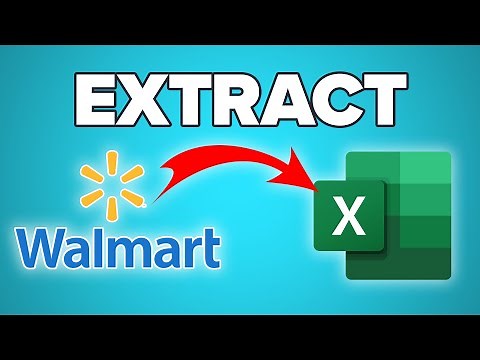 How to Scrape Walmart Website Data to Excel