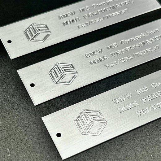 Silver Aluminum Plaque Engraved With Custom Logo Frame Plate Custom Size Silver Tone Plate Personalized Sign With Screws or Adhesive Back - Etsy