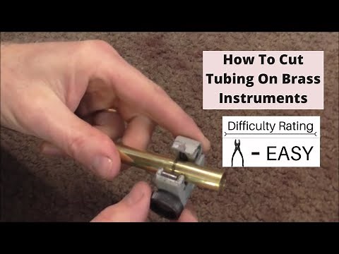 How To Cut Brass Instrument Tubing Using a Tubing Cutter