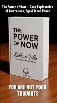 The Power of Now | Learn Presence, Peace, and Mindfulness #shortvideo #audiobook #mindfulness