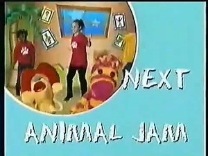 Ready Set Learn Block Next Bumper (Animal Jam) (Blue and Yellow Backgrounds) (2003)