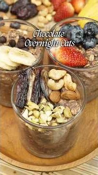Chocolate Overnight Oats 🤤