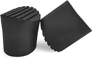 Telescoping Ladder Non Slip Feet Rubber Pads Extension Ladder Feet Cover Accessories Step Ladder Parts Boots Replacement Kit 2Pcs (52mm)