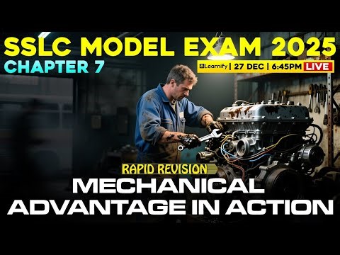 Mechanical Advantage in Action | Rapid Revision | SSLC Physics Chapter 7 | Learnify Future