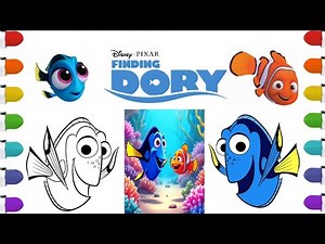 How to Draw Dory | Finding Dory | Step by Step Tutorial