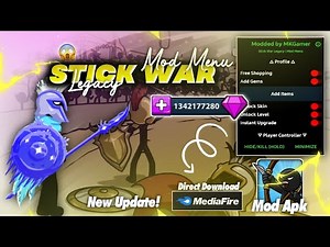 Stick War Legacy Mod Menu 2023.5.1921 Gameplay - Unlimited Gems & Chests 🚀