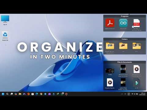 My Desktop Was a Mess… This Tool Fixed It in 2 Minutes