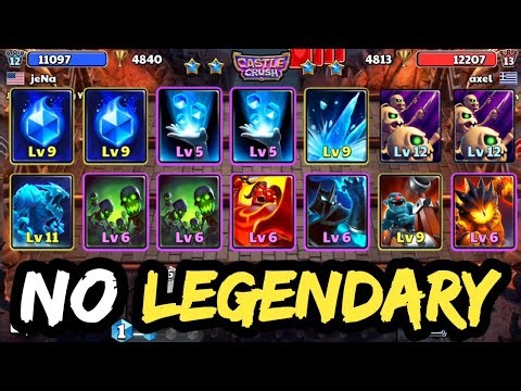 Part 3 : Without Legendary 🔥 Card Deck! Castle Crush