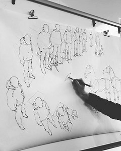 Kim Jung Gi’s lecture with #schoolismlive in Toronto. #illustration #brushpen #lecture #howtodraw #artclass #perspective #visualcommunication #animaldrawing | Kim Jung Gi US