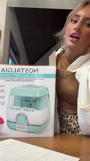 Snow Cone Machine Unboxing and Fun Experience