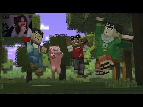 Minecraft Story mode EPISODE 1 - NevieVOD