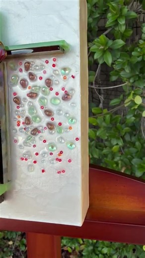 Stained Glass Strips Cross: Hand Blown Glass & Resin Art - Religious Gift - Etsy