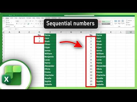 How to Create Sequential Numbers in Excel (3 Easy Methods)