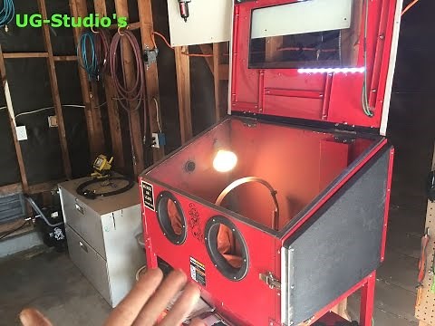 Harbor Freight SandBlast Cabinet Upgrades, Modifications & Review
