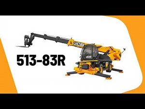 Mobility. Muscle. Rotation. The JCB 513-83R Rotating Telehandler