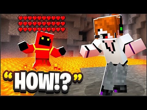 Minecraft, But I Have INFINITE Health.. (Troll)