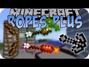 Minecraft ROPES PLUS MOD (Enterhaken und Troll-Pfeile) [Deutsch]