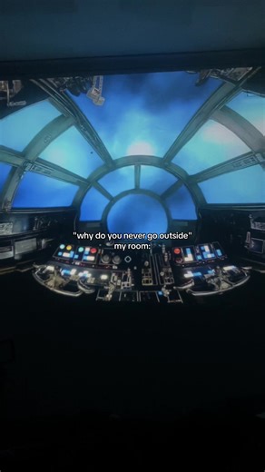 Star Wars-Inspired Room Setup with Projector Lights