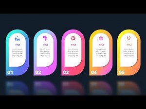 5 Gradient Options slide in PowerPoint | Tutorial : 1034