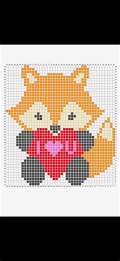 Valentine's Animals FREE Graph Patterns by TatyanasBlankets for c2c Crochet