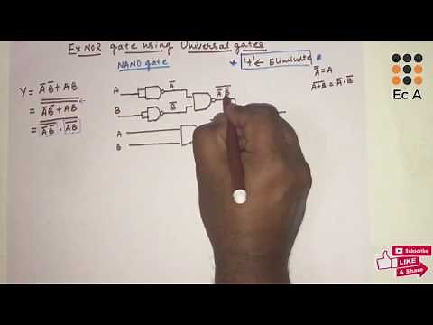 #59 EXOR and EXNOR gates implementation using Universal gates ( NAND & NOR ) || EC Academy