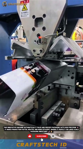 Automatic Folding & Press Machine: Fast Packaging Production Solution ⚡🤖 #tech #automaticmachine
