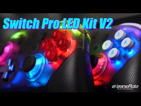 How to Install eXtremeRate Nintendo Switch PRO Controller DTFS LED Kit V2