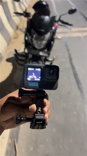 Rider Farhan on Instagram: "GoPro night setup #gopro #goprohero12 #rider #riders #nightlife #nightout #reels #viral #trendingreels #instagram #short #reelsvideo #support #trending #trendingreel"